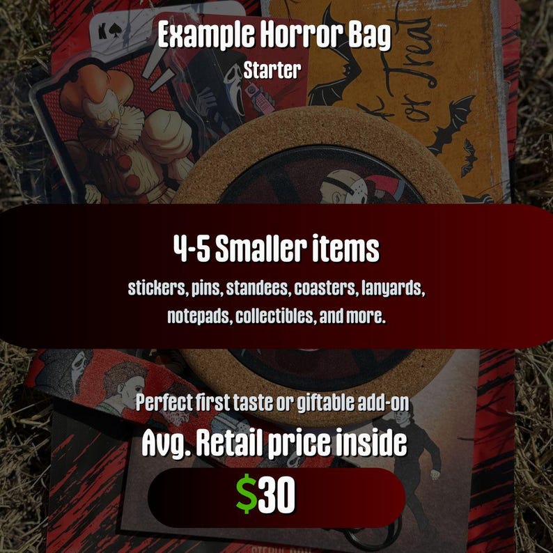 The Horror Mystery Box | Spooky Gift Idea • Exclusive Horror Merch ...
