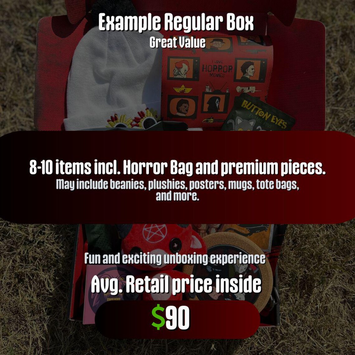 The Horror Mystery Box | Spooky Gift Idea • Exclusive Horror Merch ...