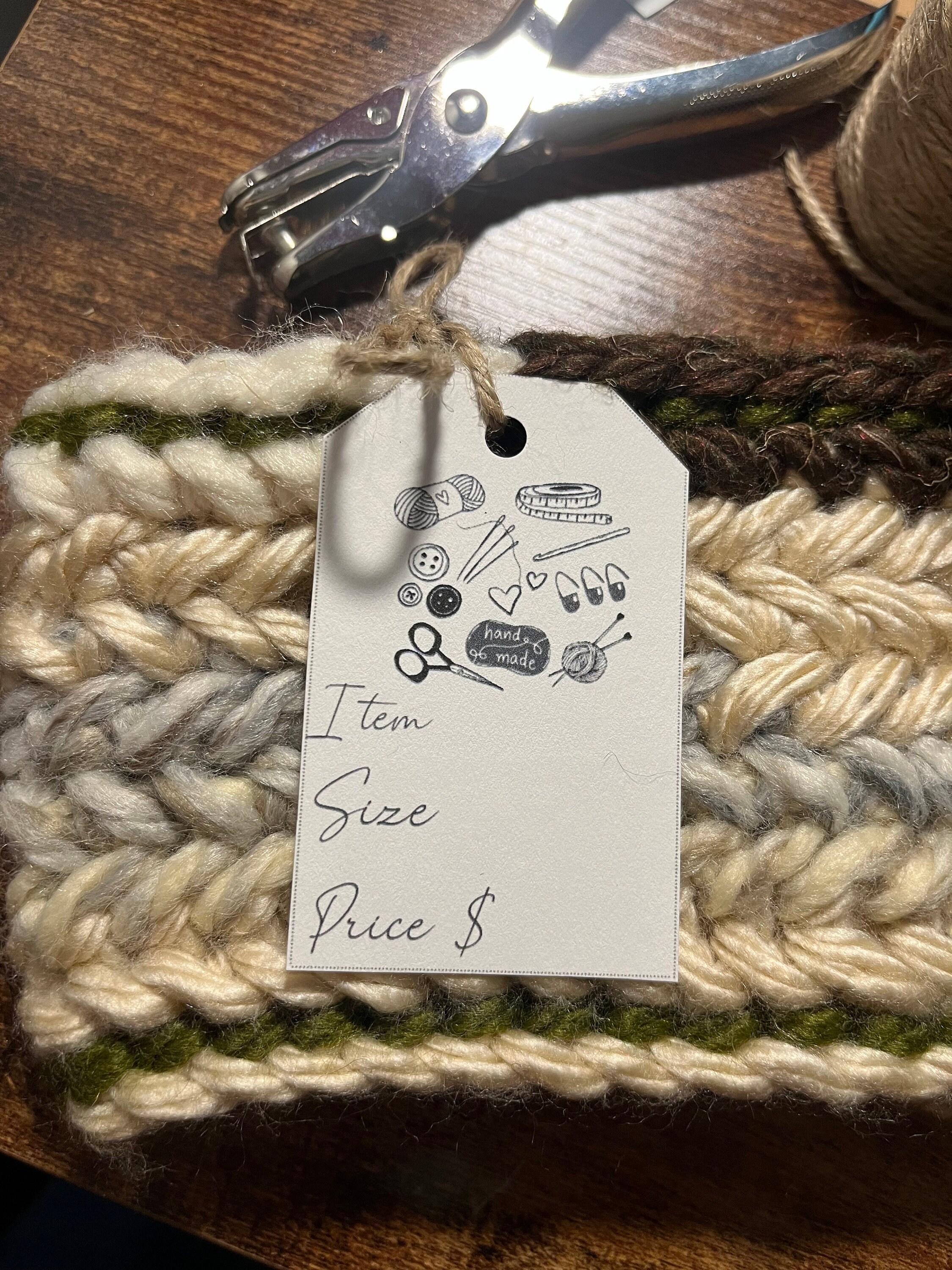 Craft Price Tags for Handmade Apparel Tags B2B Printable Clothing Tags ...