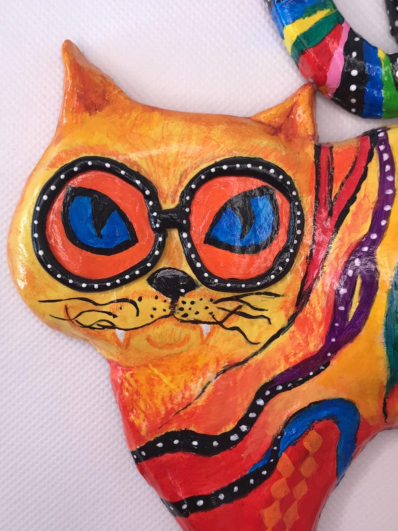 A Set of Two Amazing Cats. the Best Decoration for Walls, a Wonderful ...