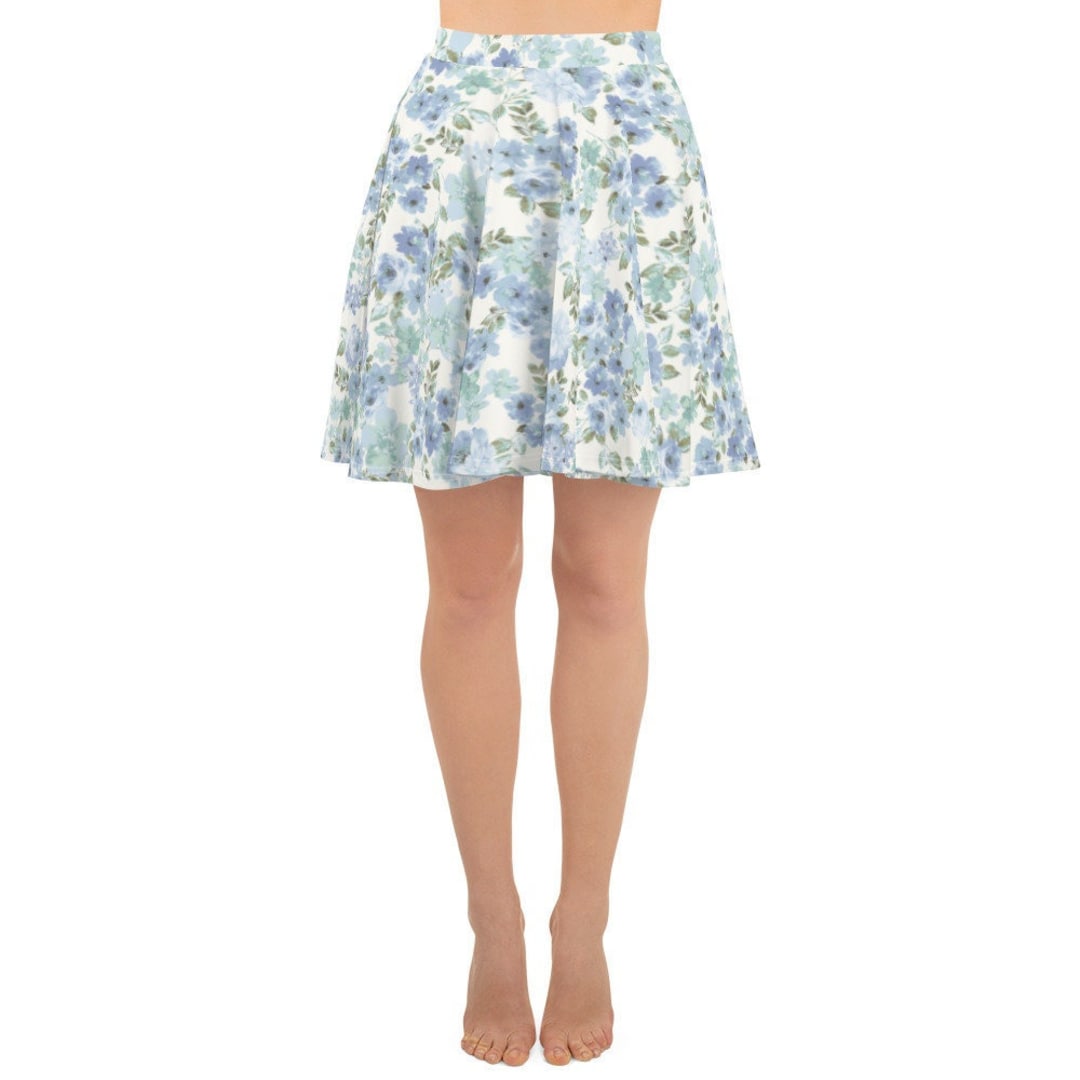 Women's Pretty Flare Floral Mini Skirt, Floral Circle Skirt - Etsy