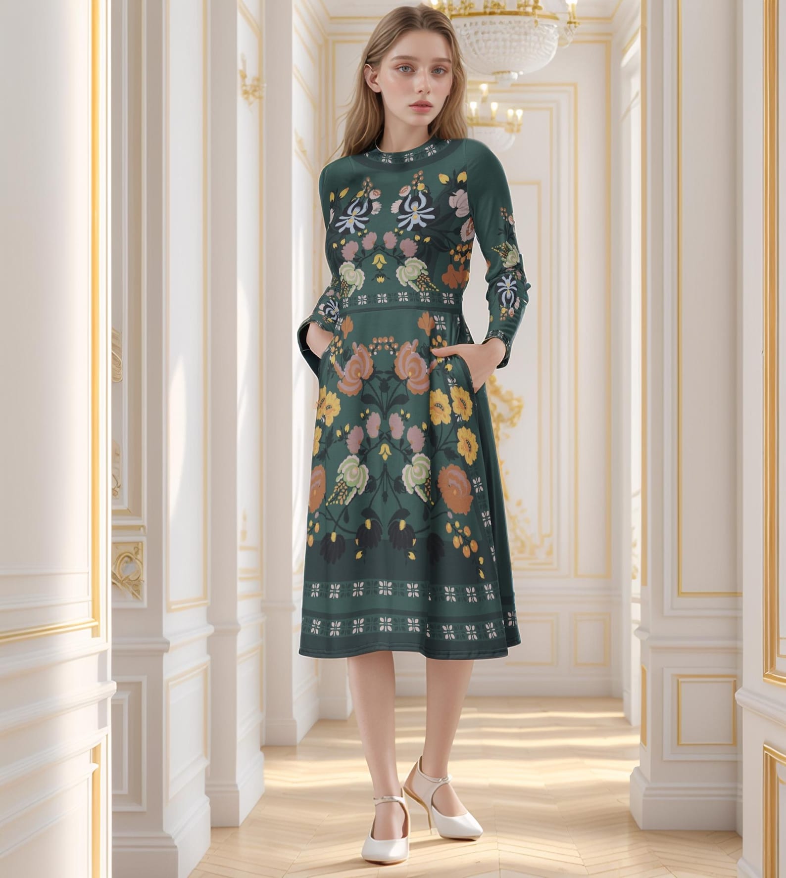 Kleid Damen Herbst