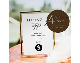 Scan to Tip Template - Etsy