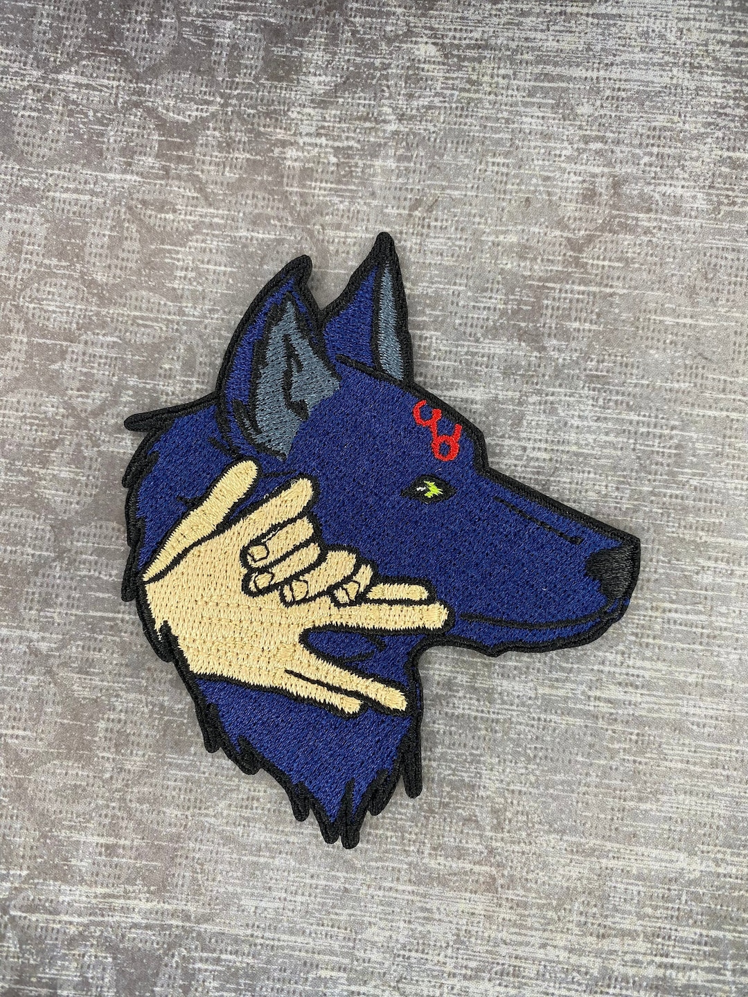 3.5” Devil Dogs Embroidered Iron on Patch Anime JJK Appliqué ...