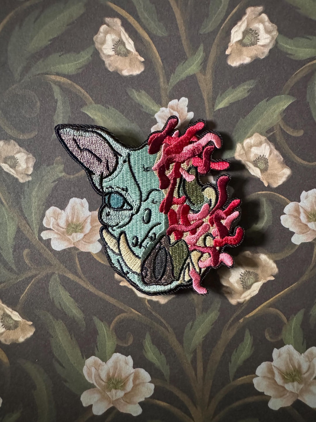 3.5” Cursed Boar God Iron on Patch Embroidered Ghibli Applique Cosplay ...