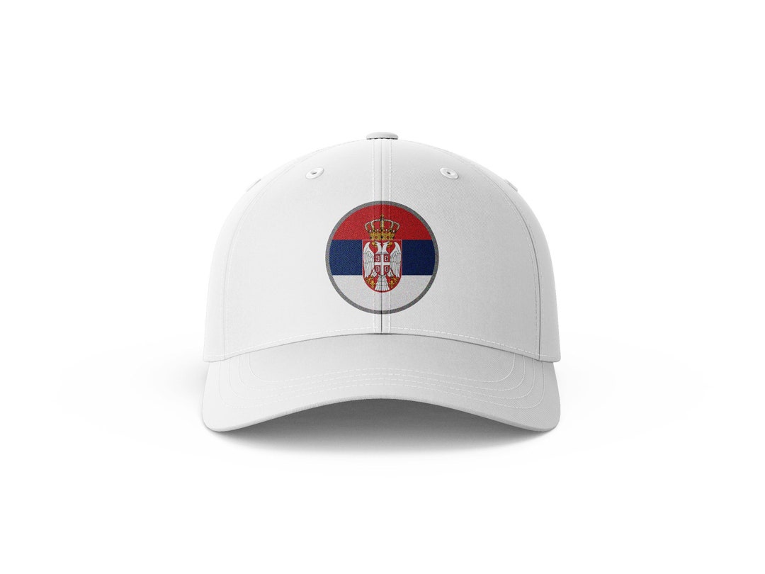 Serbian Flag Cap Embroidered ...baseball Cap Custom Personalized Text ...