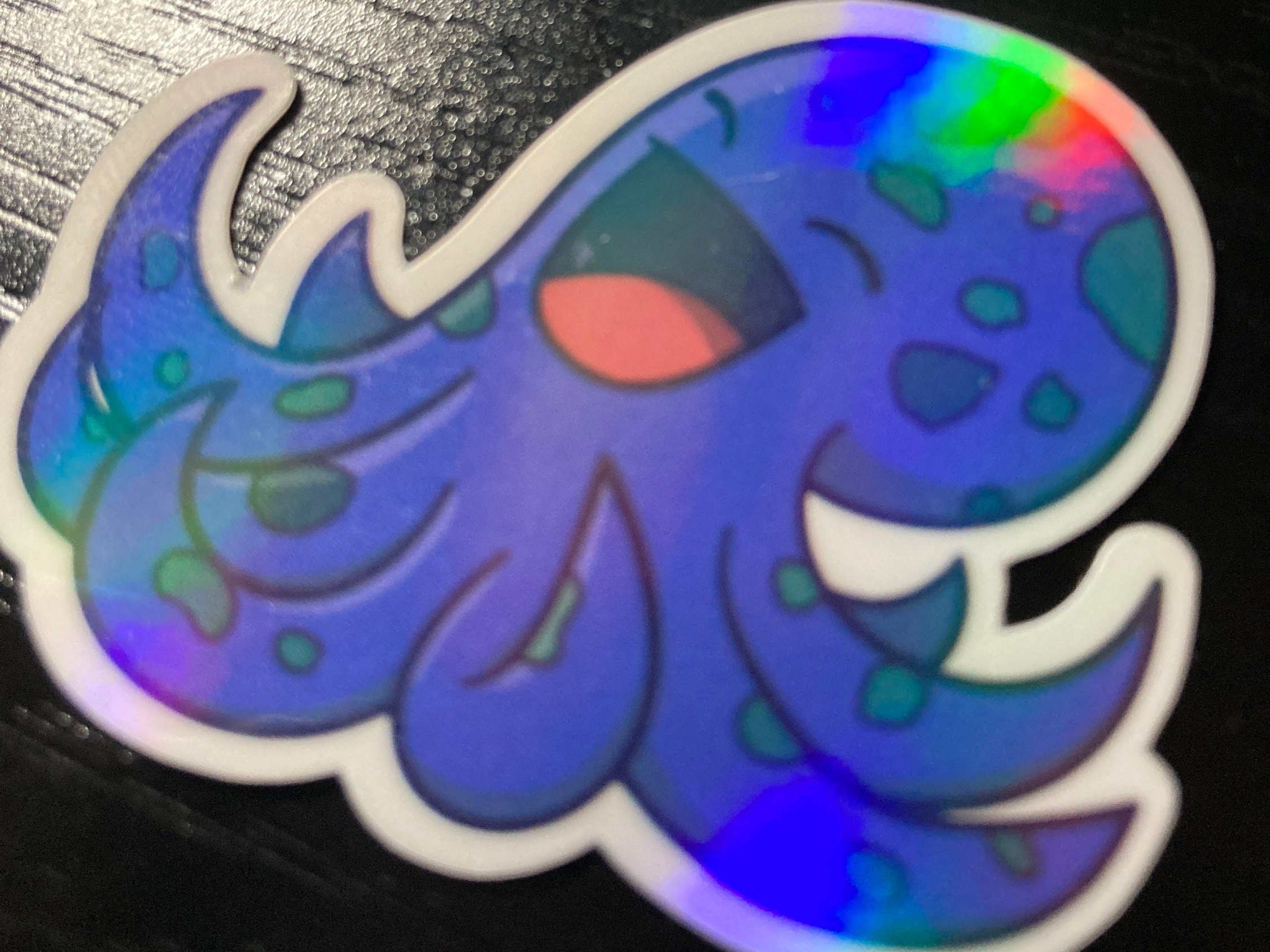 Octopal Holographic Sticker - Etsy