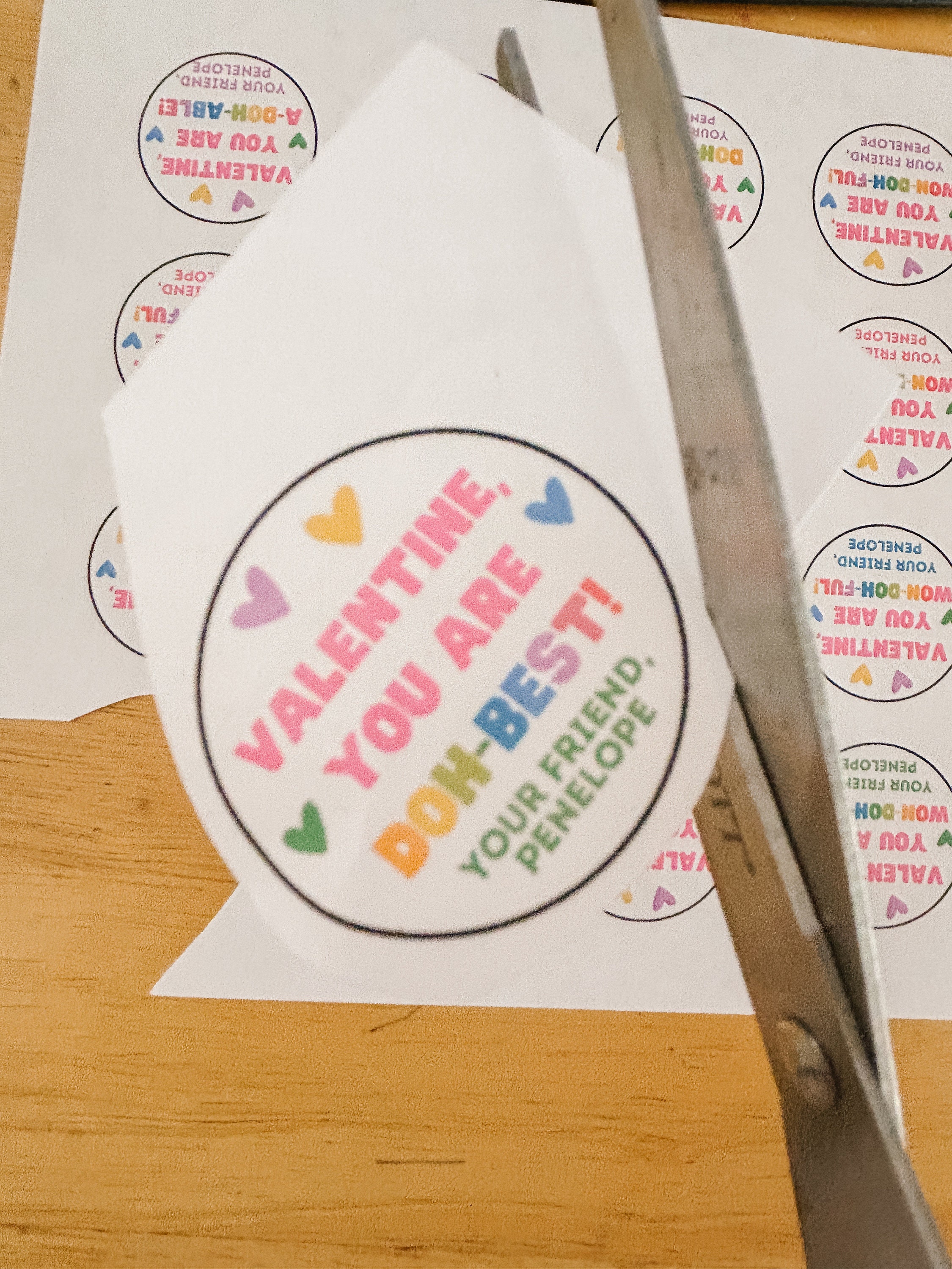 Play-doh Valentine's Day Card, Printable Gift Tag, Kids Classroom ...