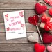 You Are Ex-straw Special Valentine's Day Card, Printable Gift Tag, Kids ...