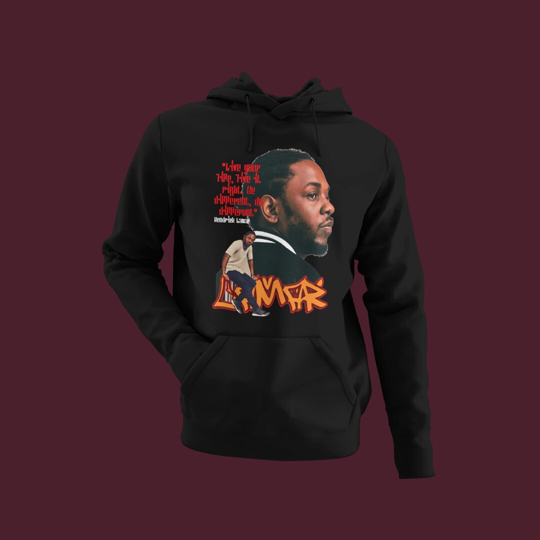 K Dot Rapper Hoodie Unisex Urban Streetwear Hoodie Design Graphic ...