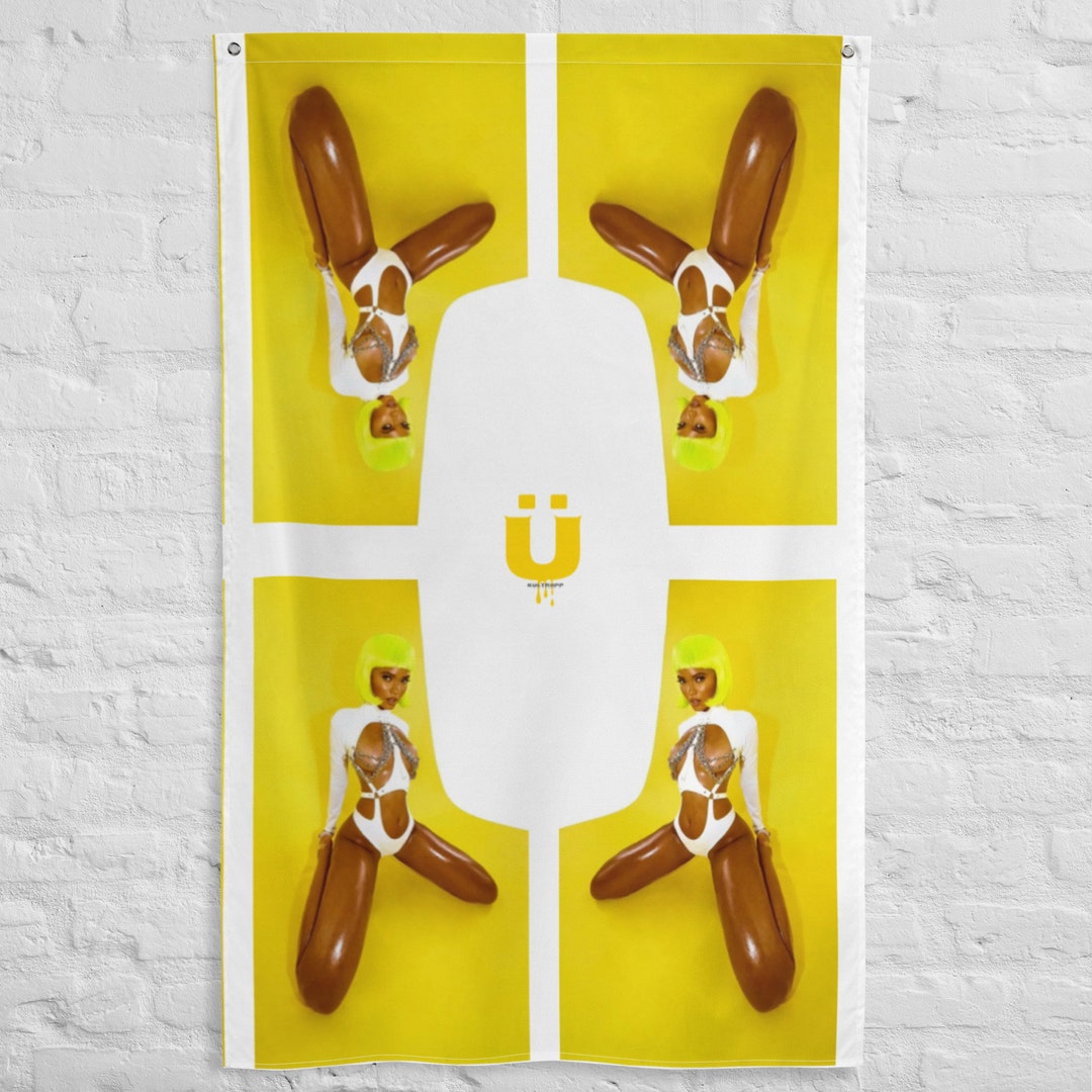 YELLOW Bob Baddie Thirst Trap Tapestry for Man Cave Art Decor KULTRIIPP ...