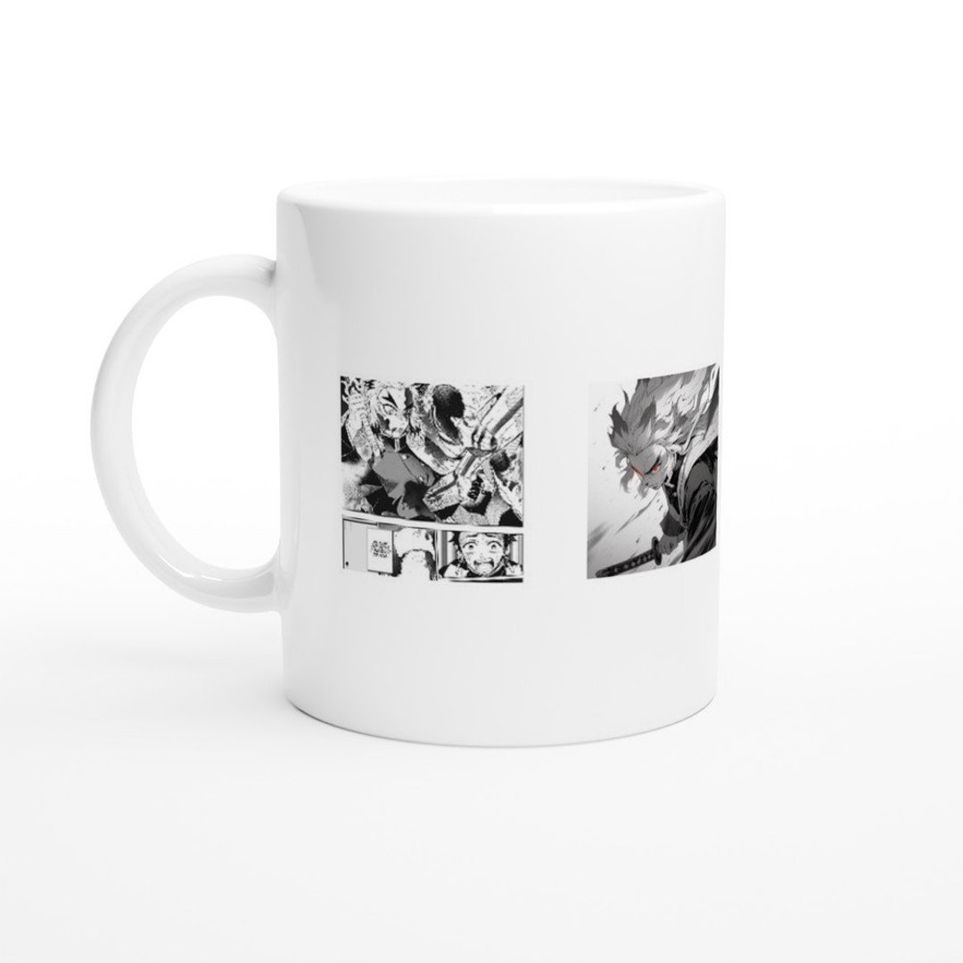 Demon Slayer: Kimetsu No Yaiba - White 11oz Ceramic Mug - Etsy