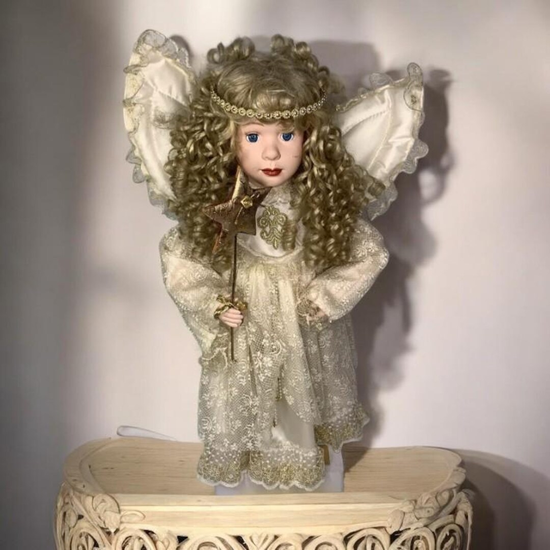 Vintage Santa's Best Animated Gabriel Plug in Angel Figurine Doll ...