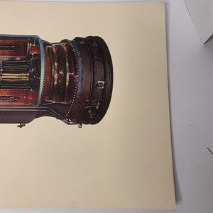 Vintage Card Stock Poster Art Hanging Illustration by Pratt and Whitney ...