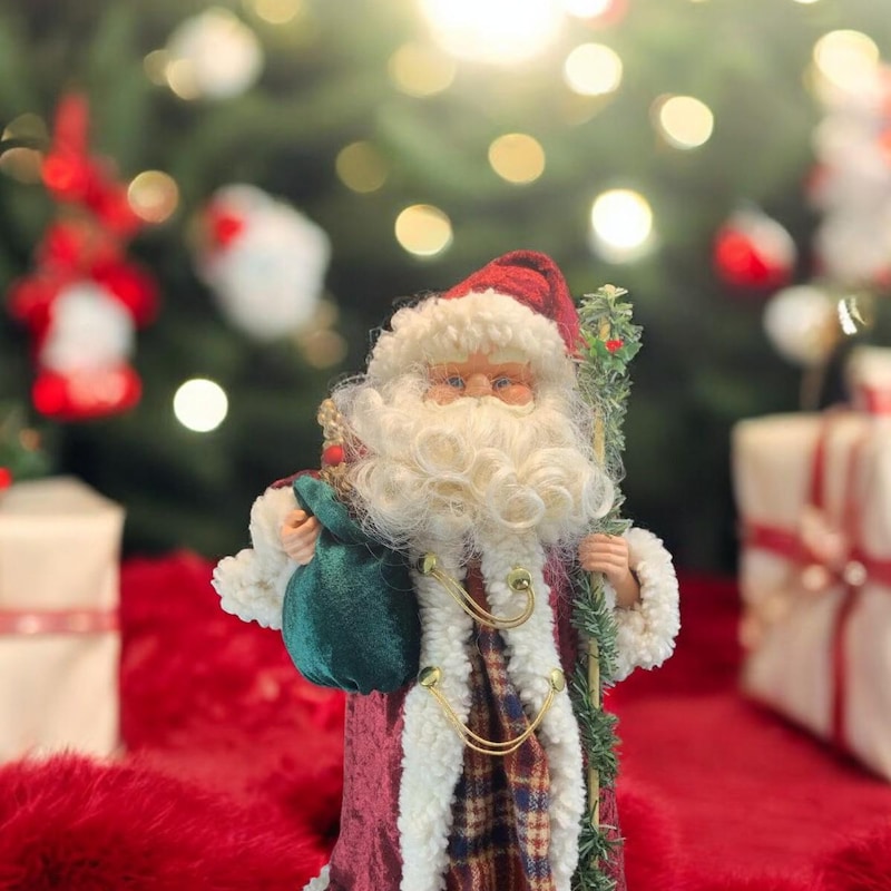Santa Tree Topper - Etsy