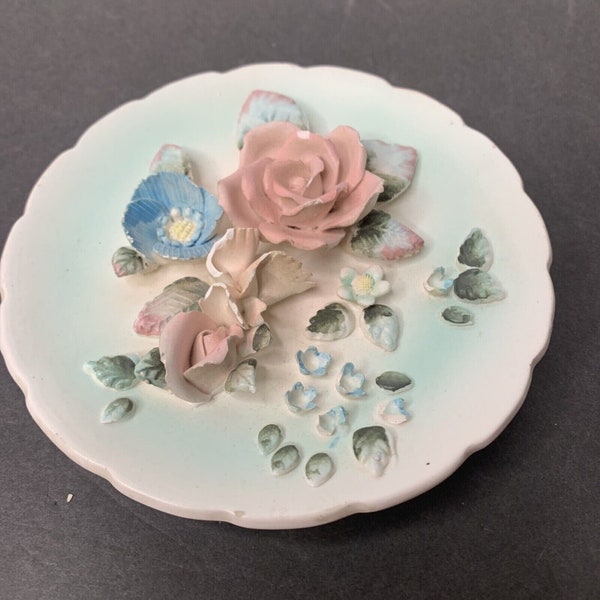 Ceramic Flower Plate - Etsy