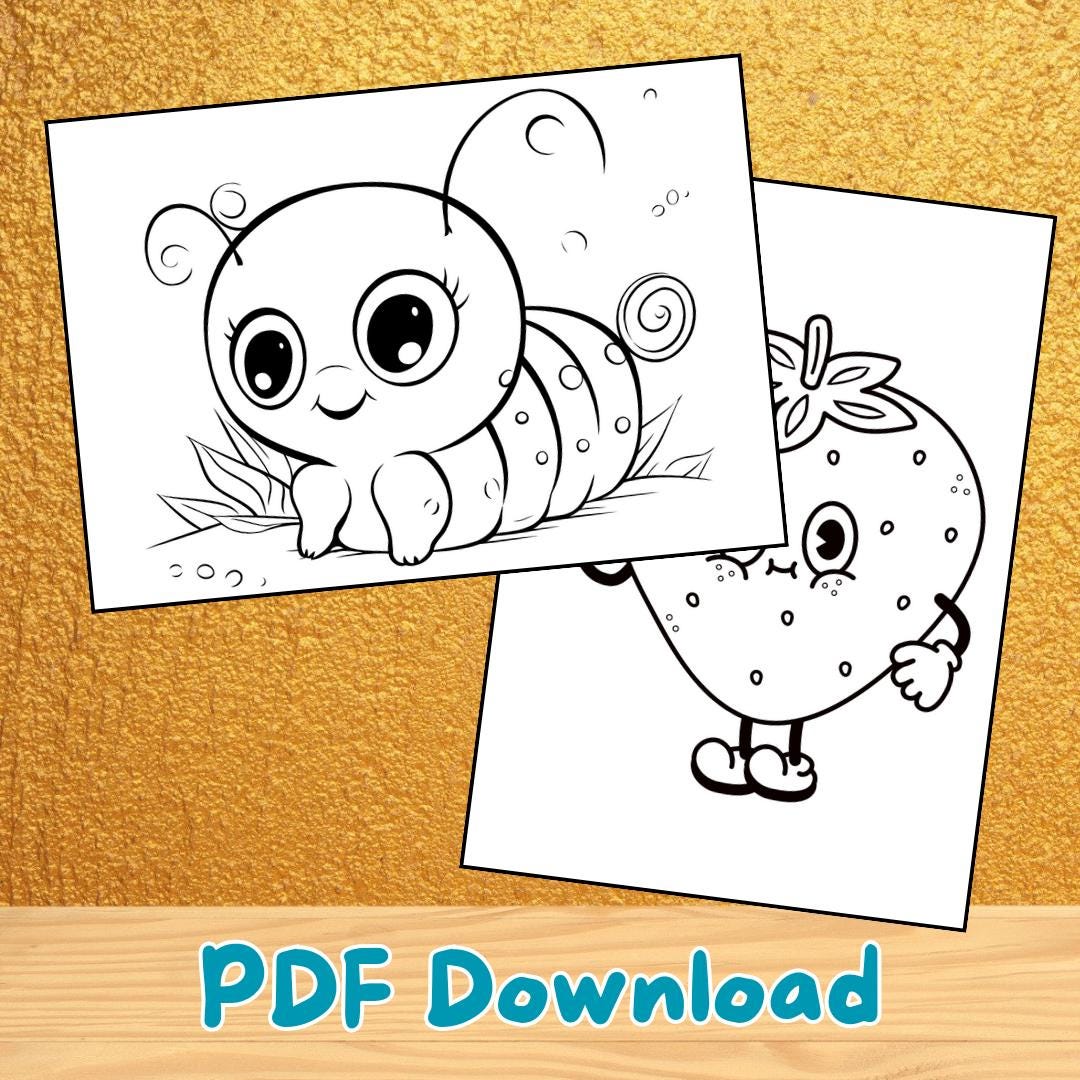 50 Printable Summer Coloring Pages for Kids Toddlers Preschoolers ...
