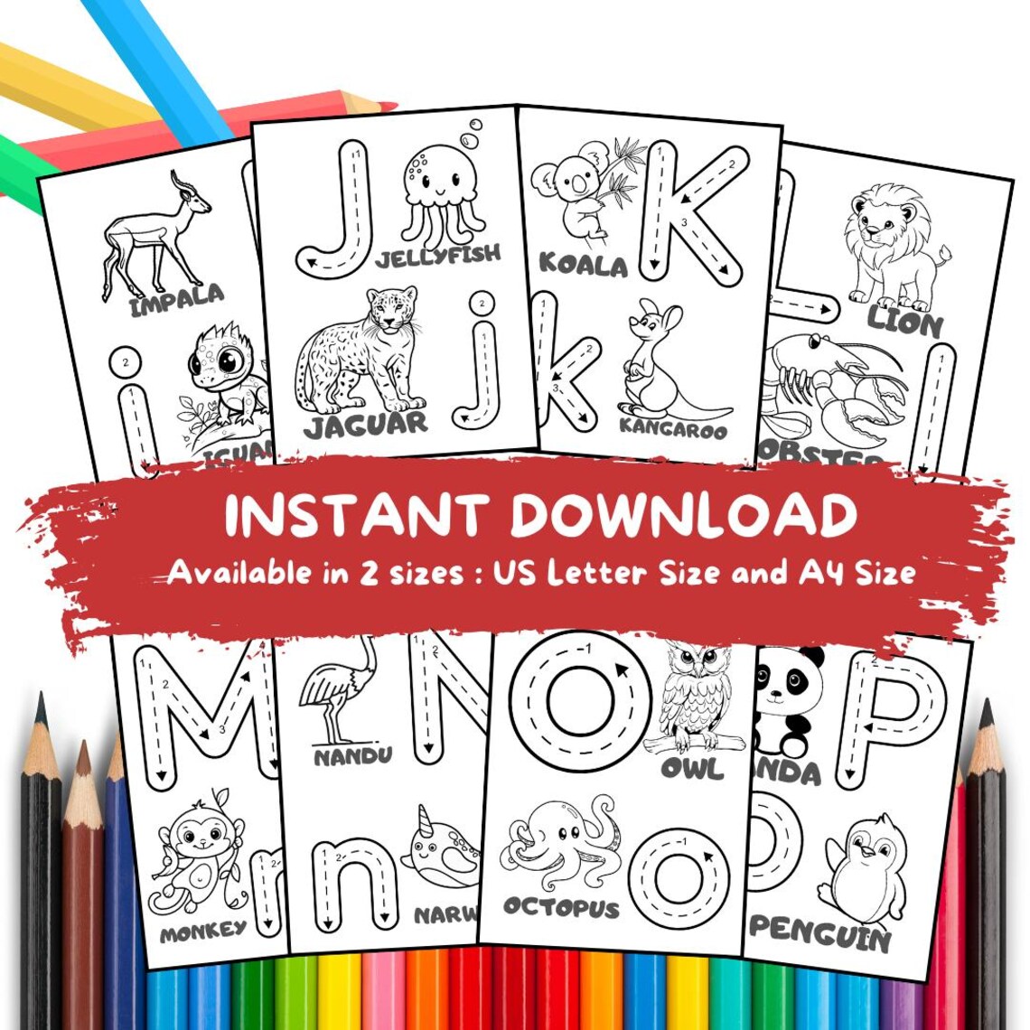 Alphabet Coloring Pages, Printable Alphabet Coloring Pages, ABC ...