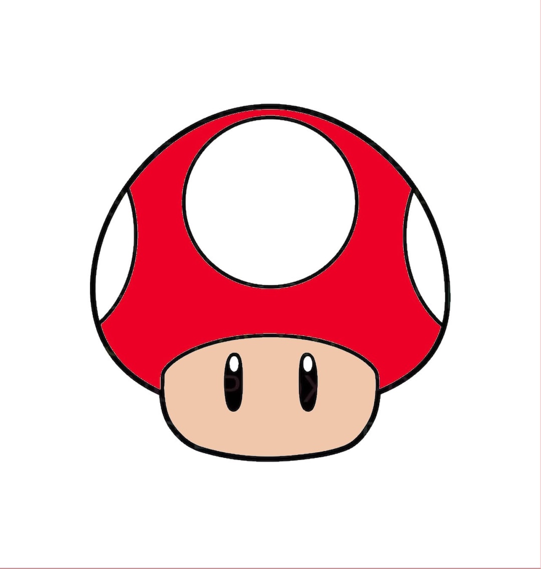 Super Mario rotes Pilz Zeichen - Etsy.de