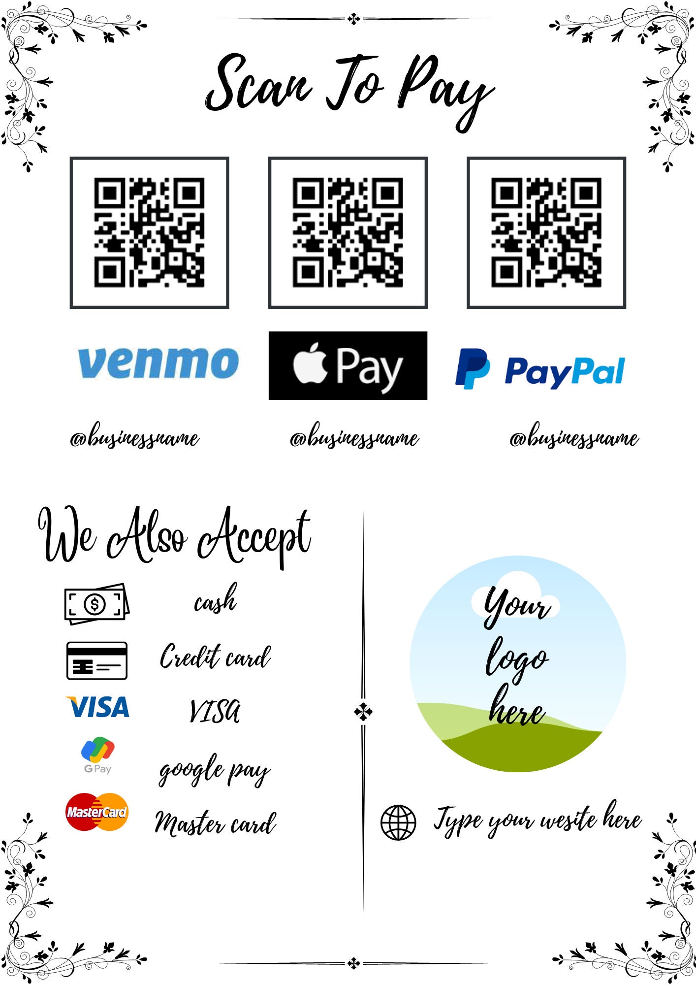 QR Code Scanner Business Card - Etsy