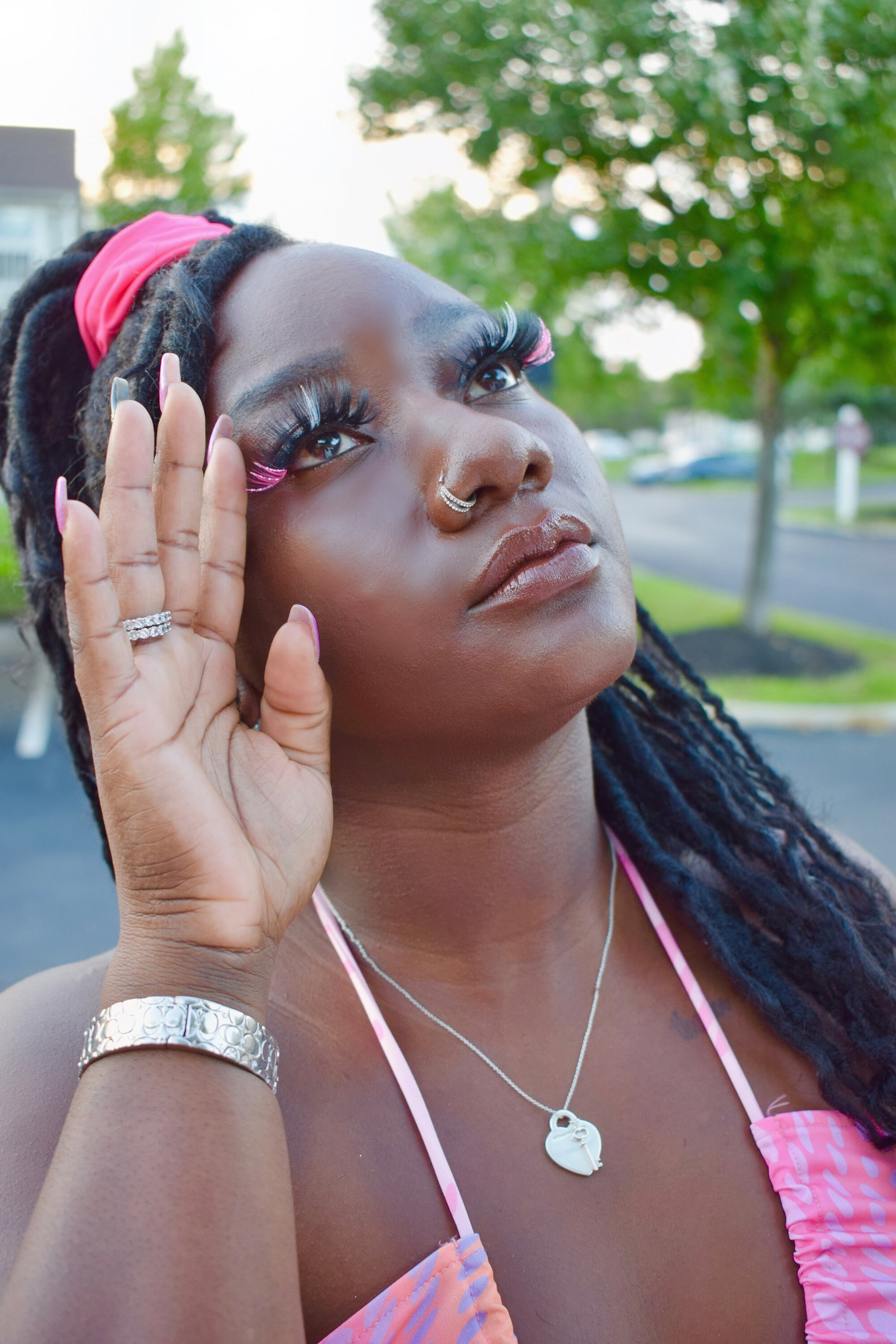 Mink Lashes With Glitter & Color Pink - Etsy