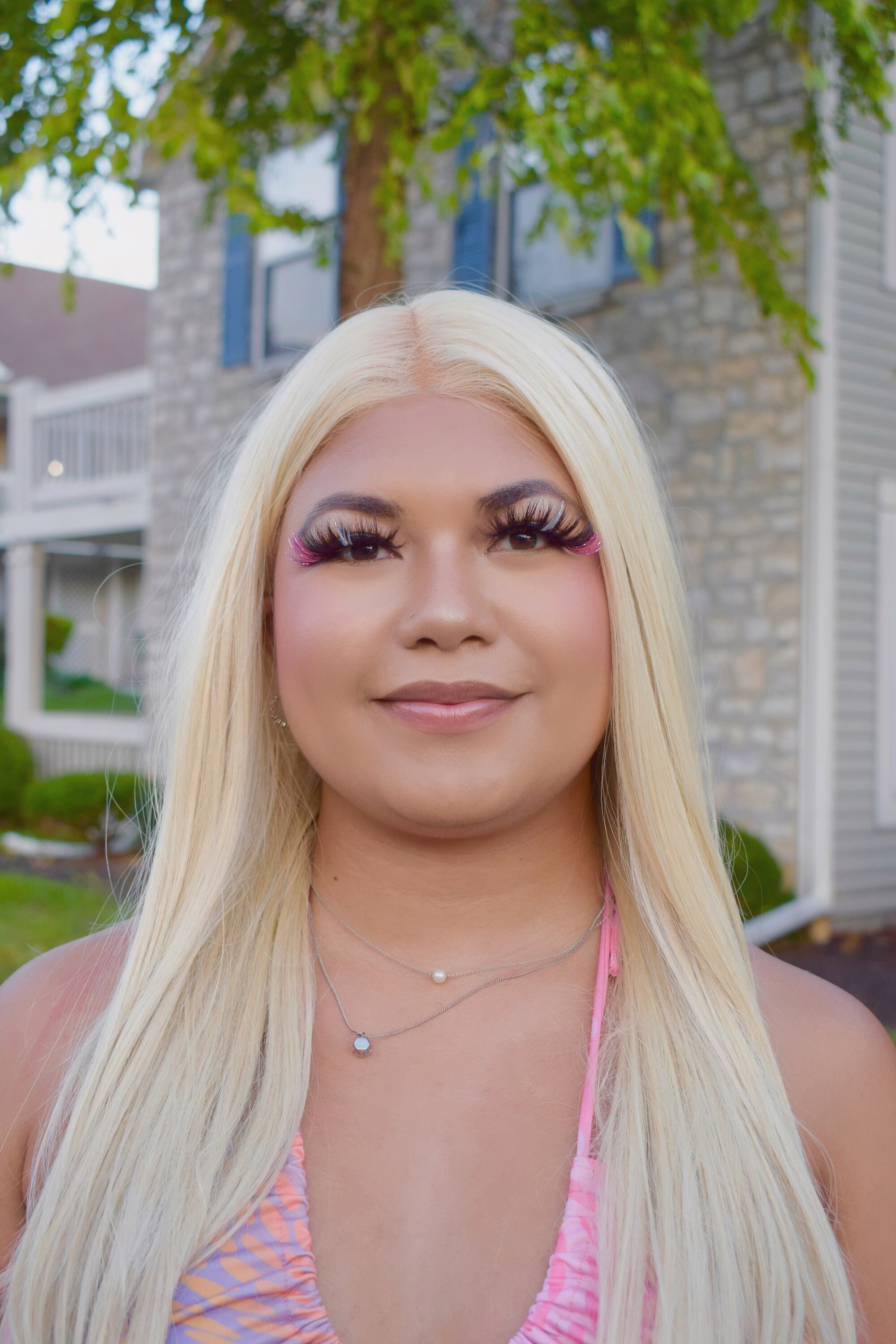 Mink Lashes With Glitter & Color Pink - Etsy