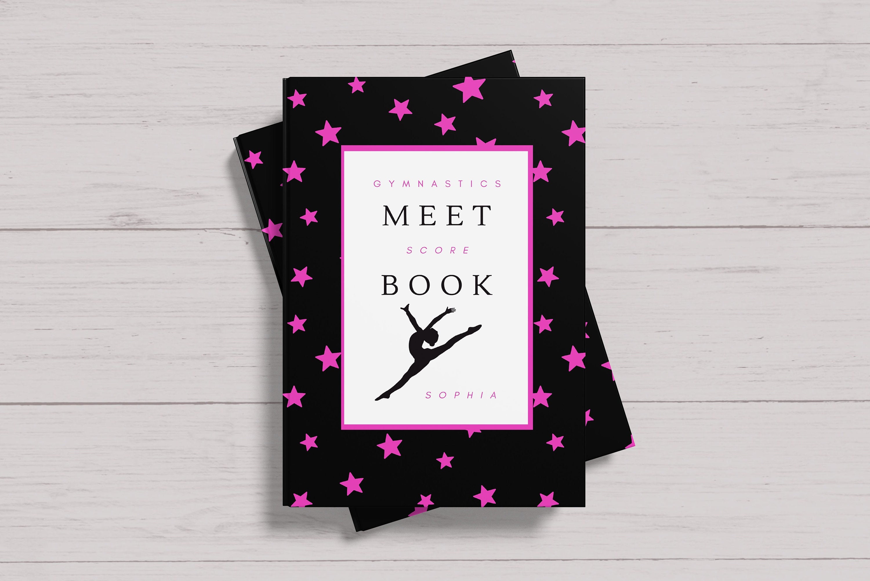 Custom Name Gymnastics Meet Score Book for Gymnasts Perfect - Etsy