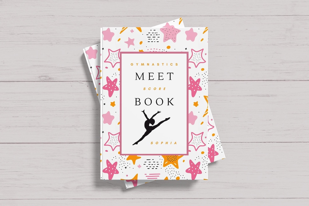 Custom Gymnastics Meet Score Book: Gymnastics Journal With Stars - Etsy
