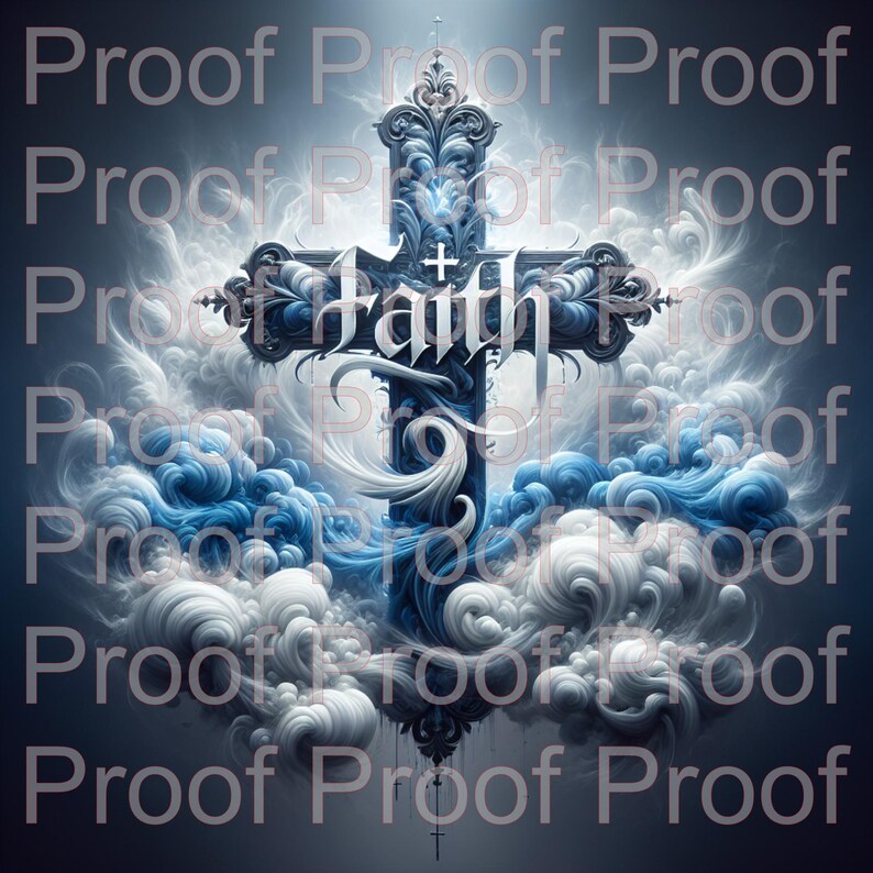 Cross and Faith Jpeg - Etsy