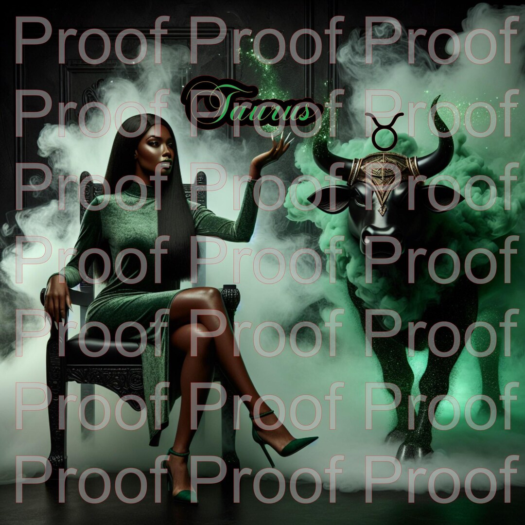 Taurus Zodiac Queen PNG. JPEG - Etsy