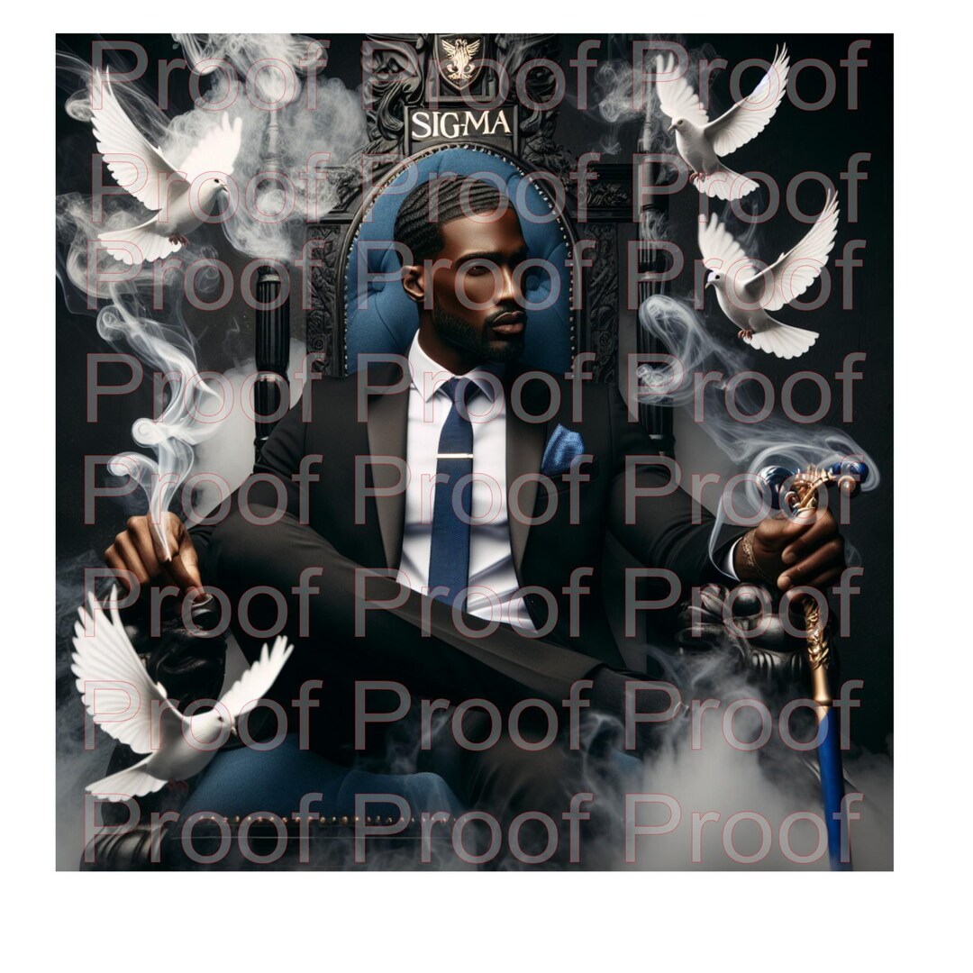 Sigma Man PNG. JPEG - Etsy