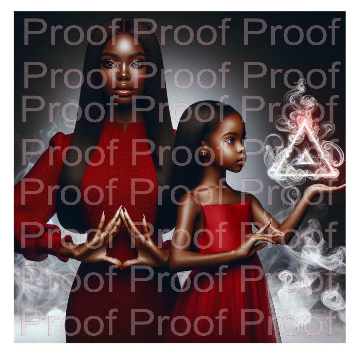 Delta Sigma Theta Family PNG. JPEG - Etsy