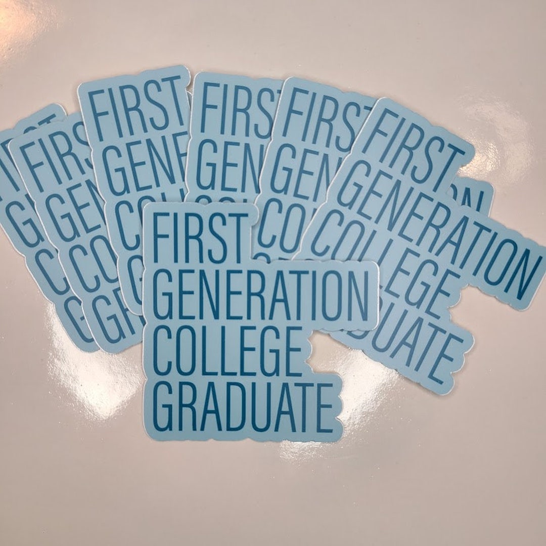 First Generation College Grad Sticker - Etsy