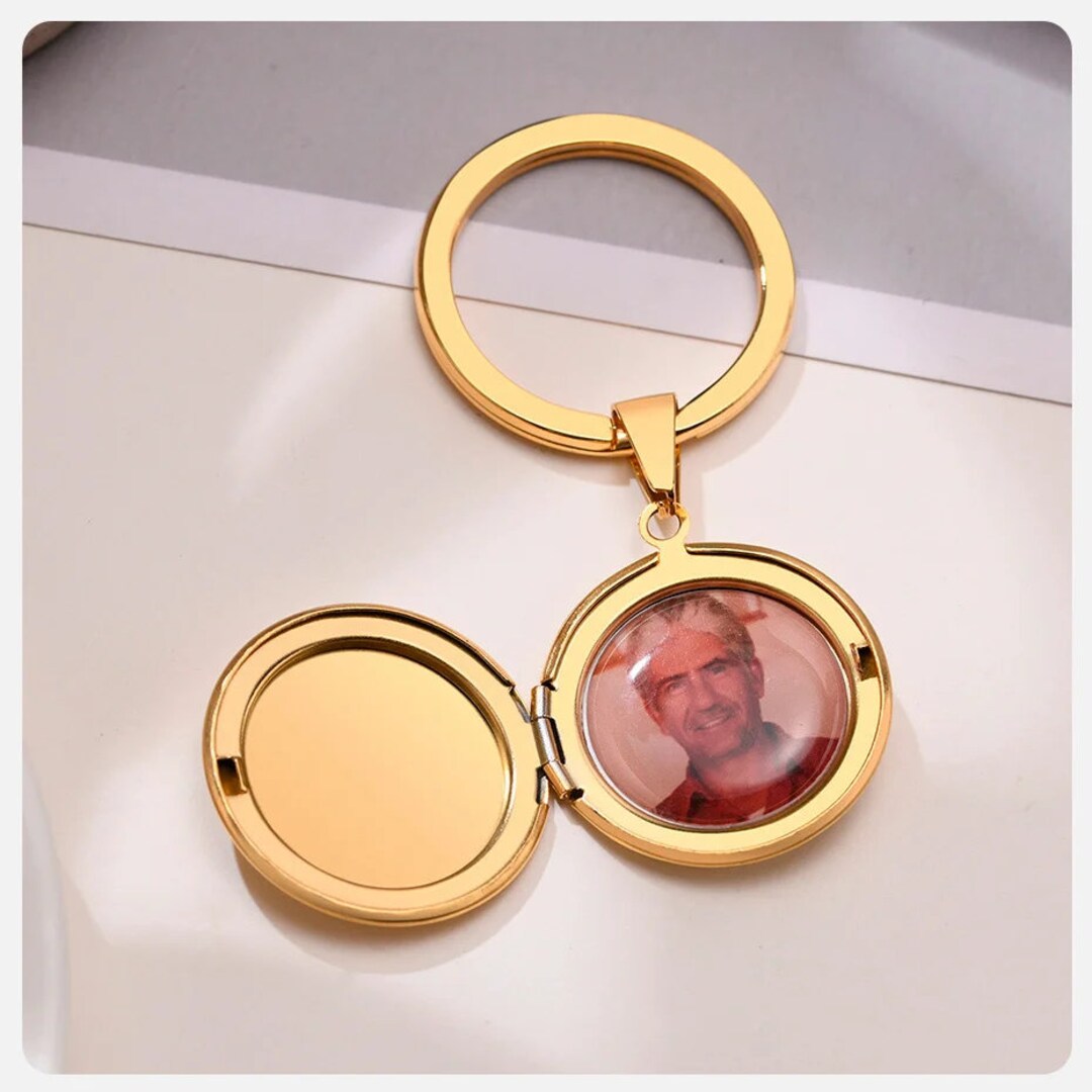 Personalized Photo Locket Keychain Picture Locket Keychain,locket ...