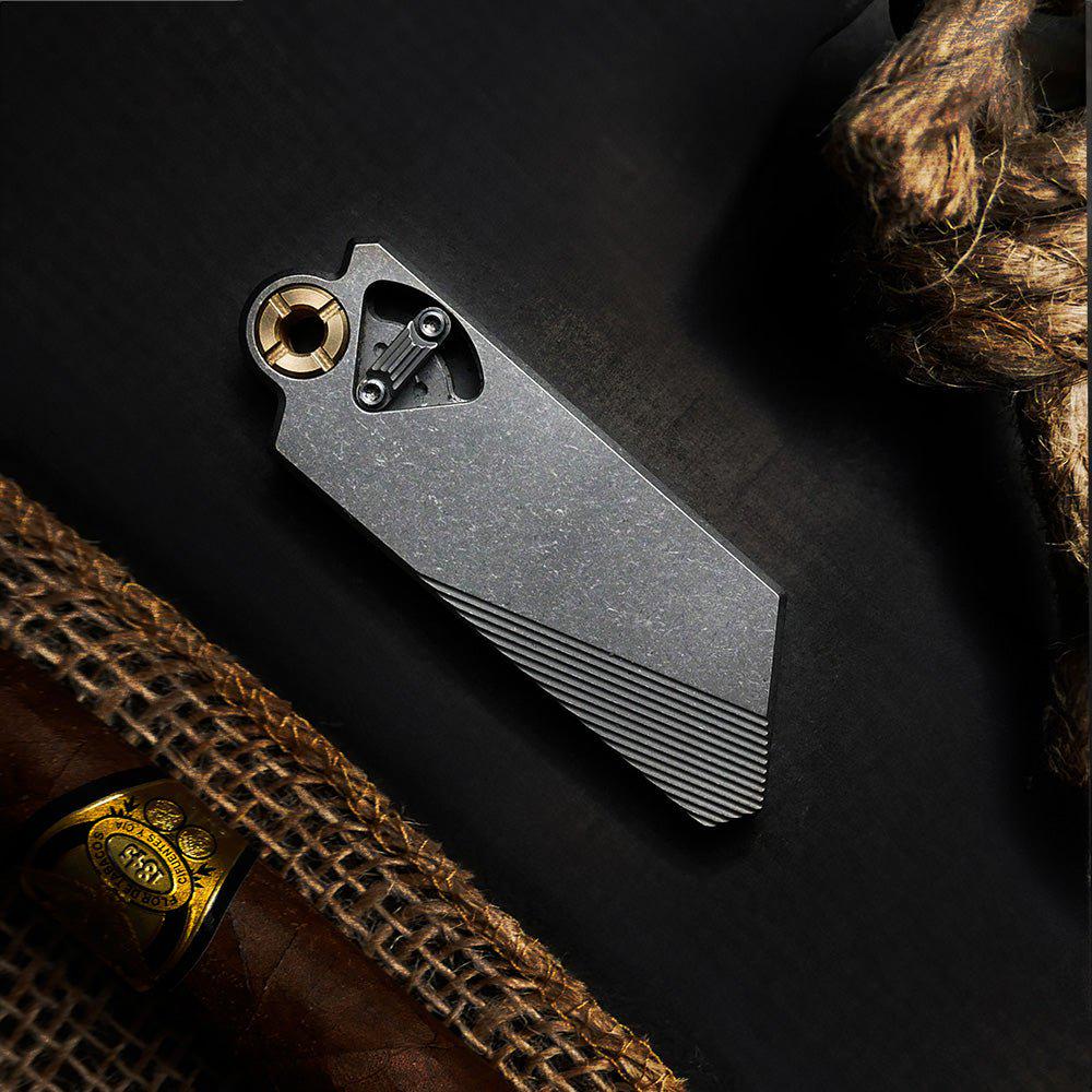 PICHI G9 Utility Knife (titanium/brass) - Etsy
