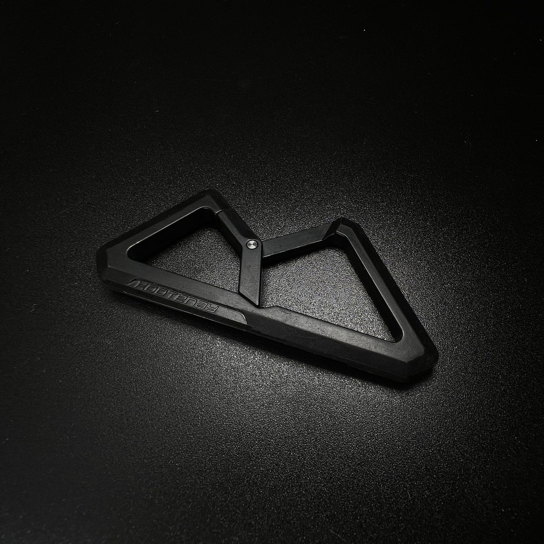 PICHI Kootenay Top Grade Titanium Keychain Carabiner With Handy Back ...