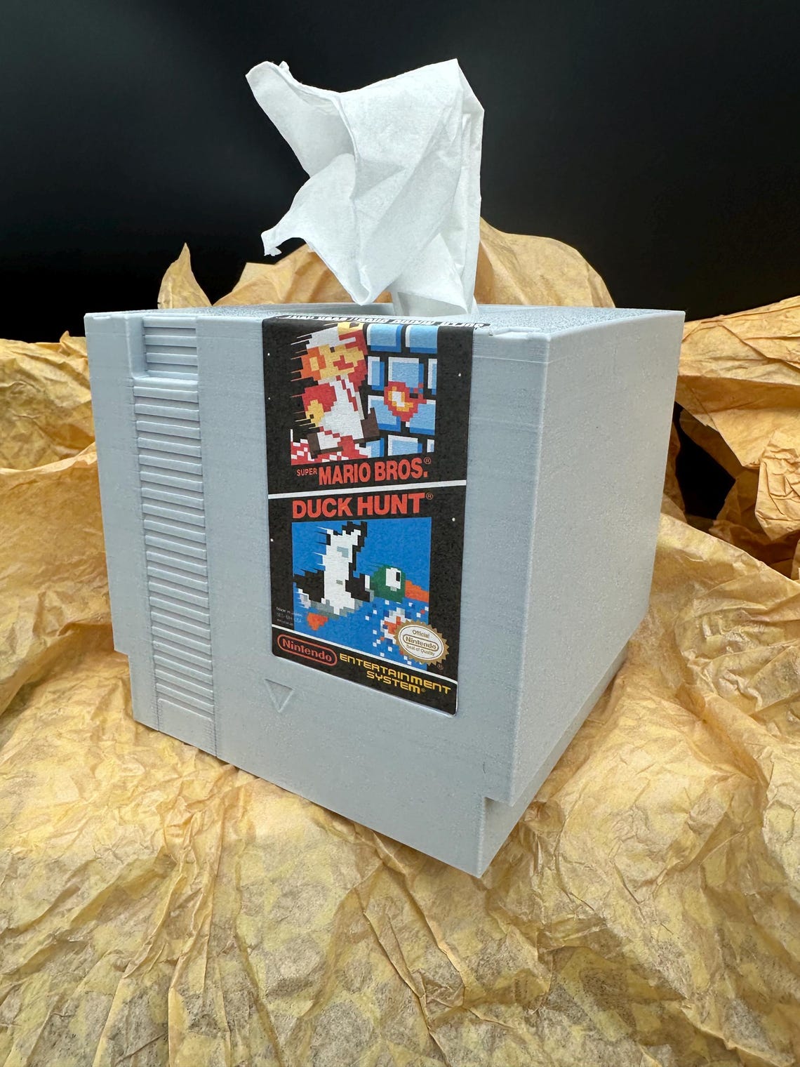 NES Cartridge Tissue Box Cover - Square Nintendo Themed 3D Printed ...