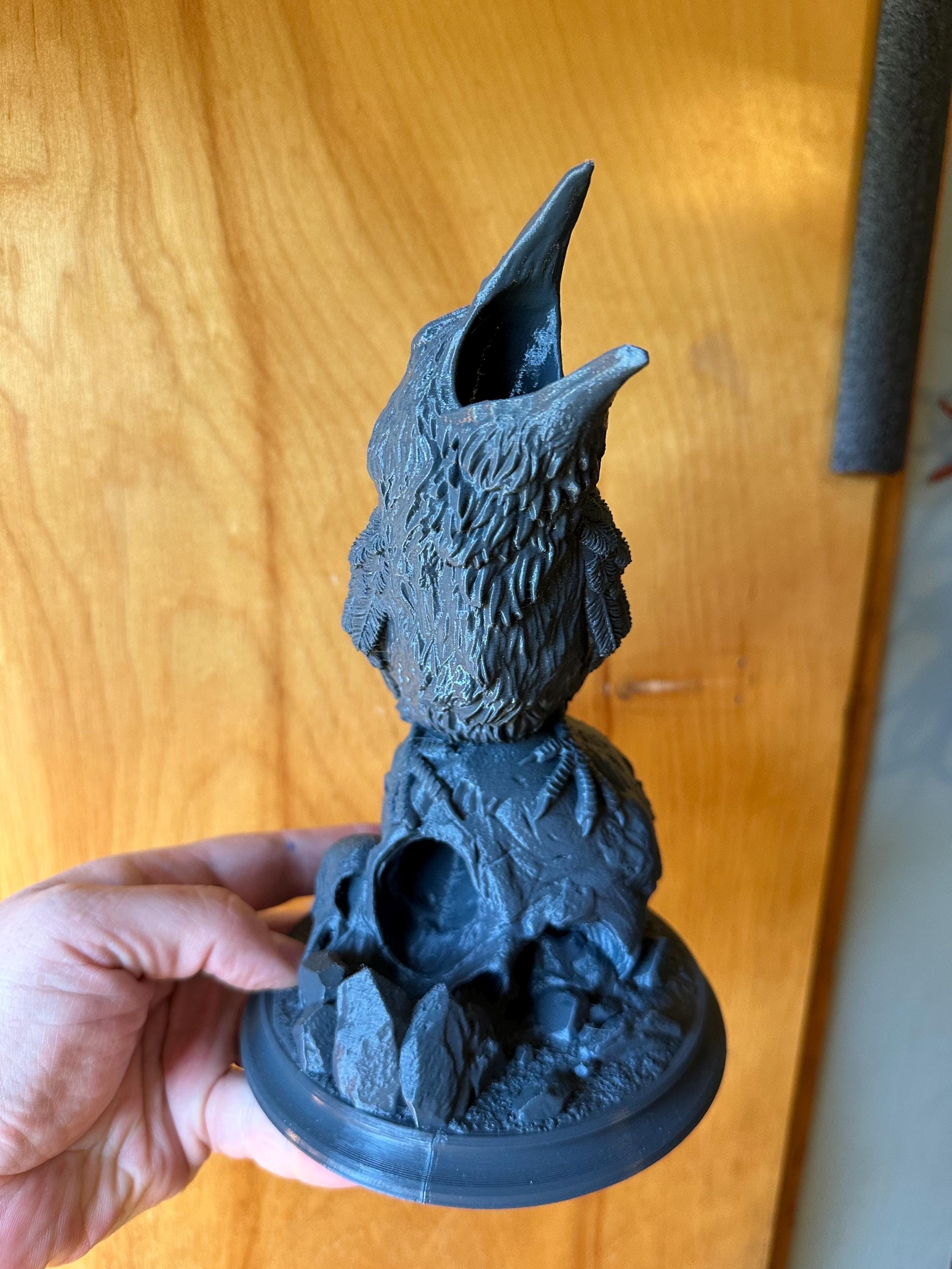 3D Printed Dice Tower - Snake, Raven, Mushroom Fantasy Designs - 3D ...