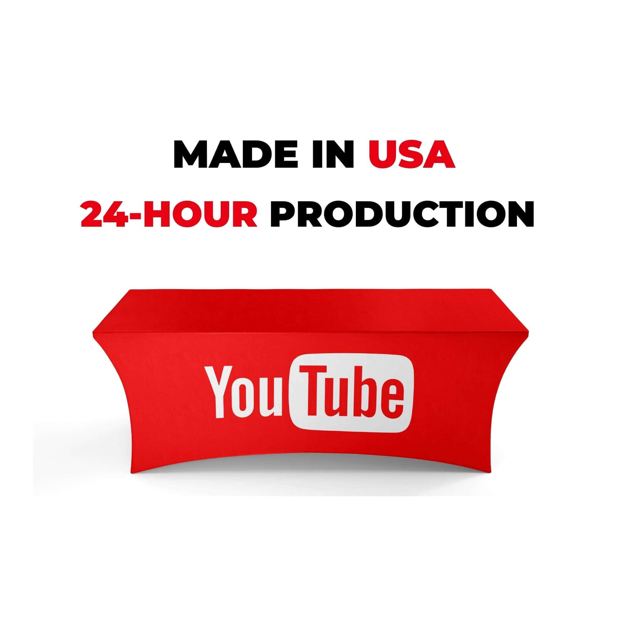 Custom Stretch Tablecloth With Logo Personalized Table Cover - Etsy