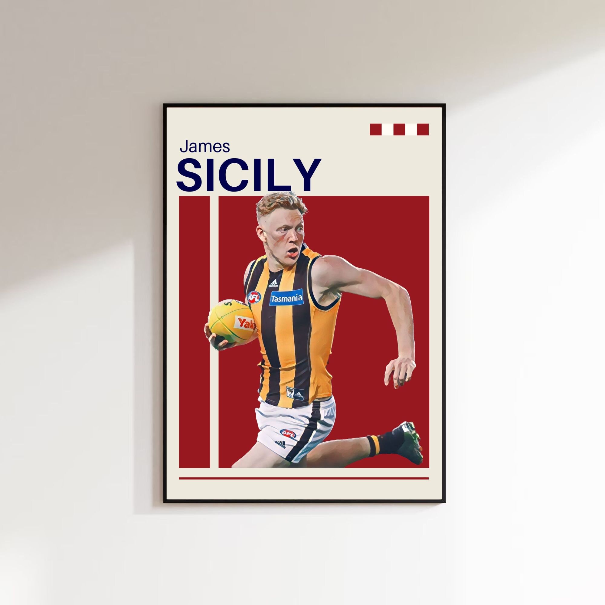 Will Day Jack Ginnivan James Sicily Hawthorn Hawks Printable Instant ...