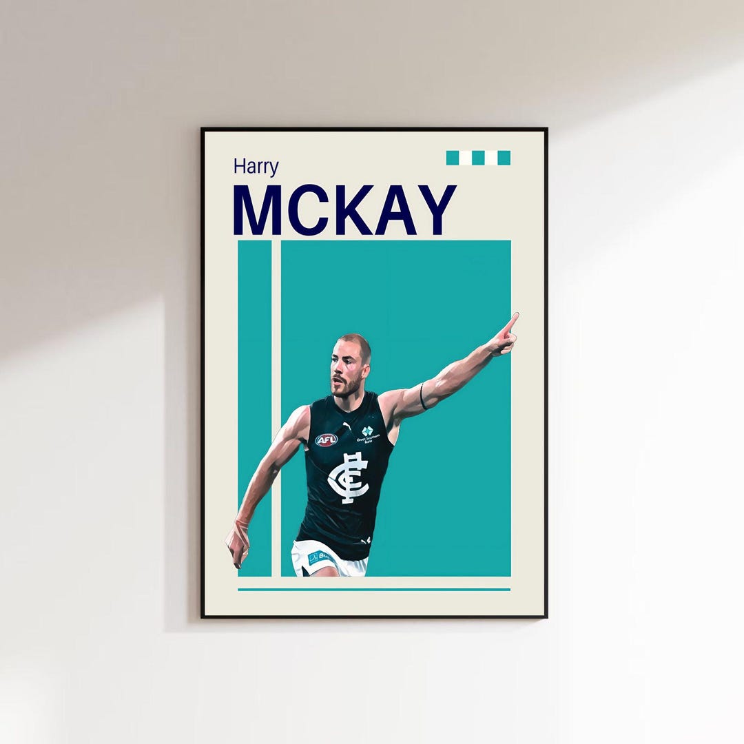 Harry Mckay Carlton Football Digital Download Instant Printable Footy ...