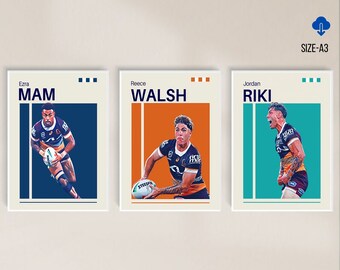 Jordan Riki Digital Poster - Etsy