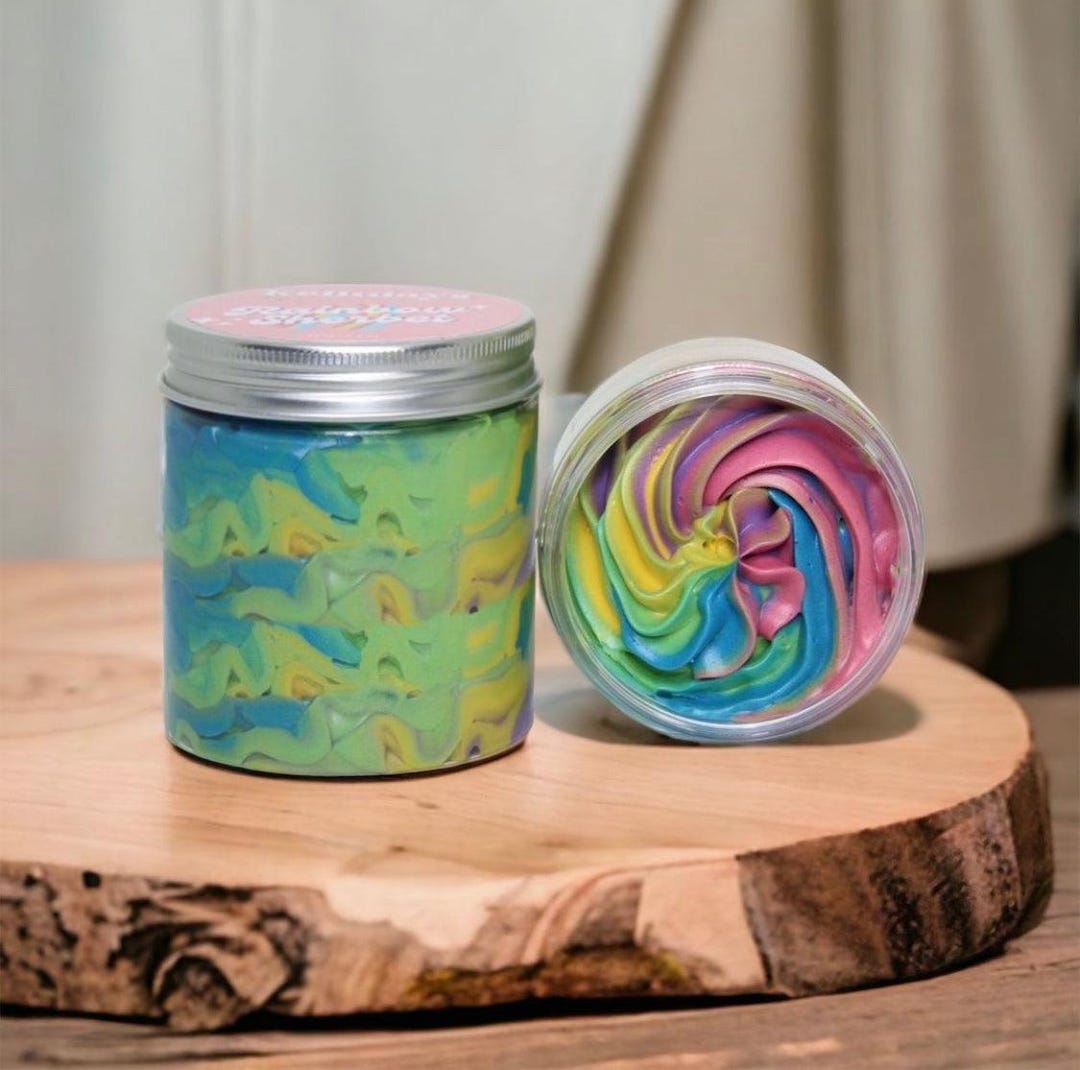 Rainbow Sherbet Whipped Body Butter | Body Moisturiser | Homemade Body ...