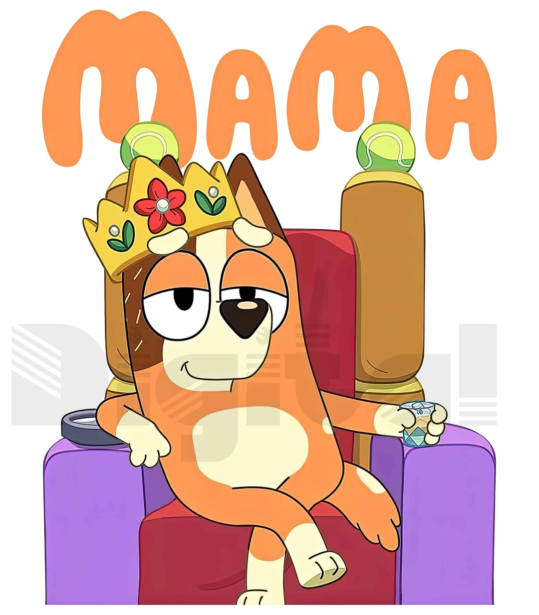 Bluey Mama PNG, Bluey Family PNG, Bluey Png, Bluey Bingo Png, Bluey Mom ...