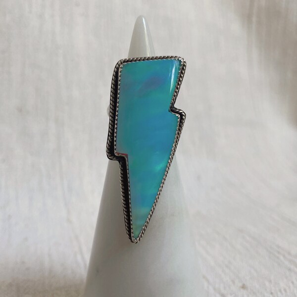 Lightning Bolt Ring - Etsy