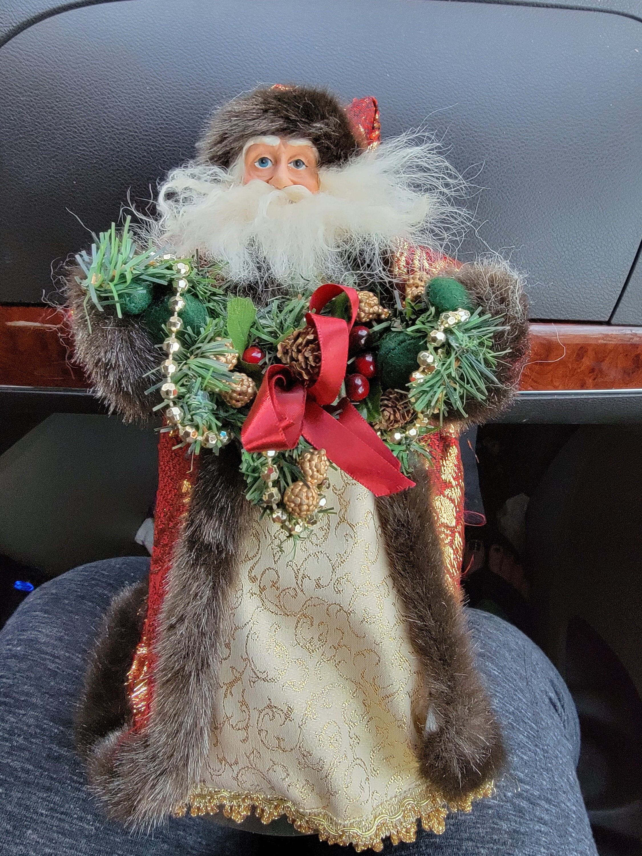Old World Vintage Santa Christmas Tree Topper/ Table Decor - Etsy