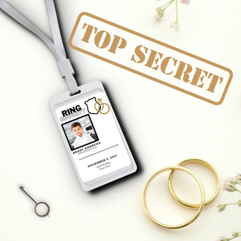 Ring Security ID Badge - Etsy