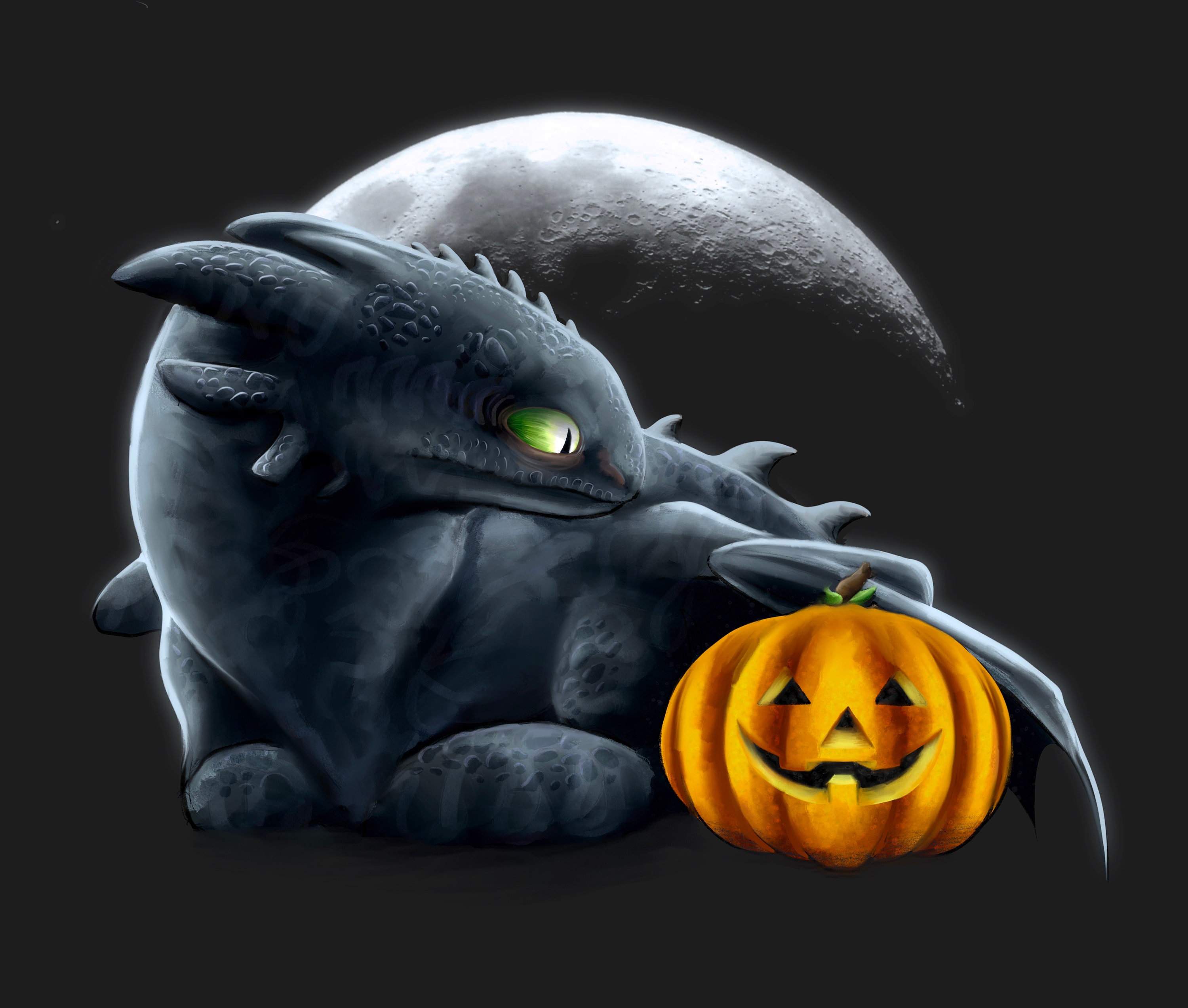 Toothless Pumpkin Carving