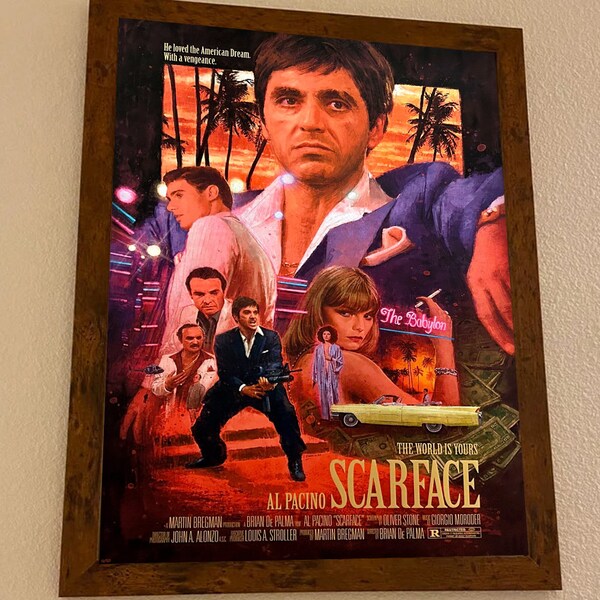Scarface Original Movie Poster - Etsy