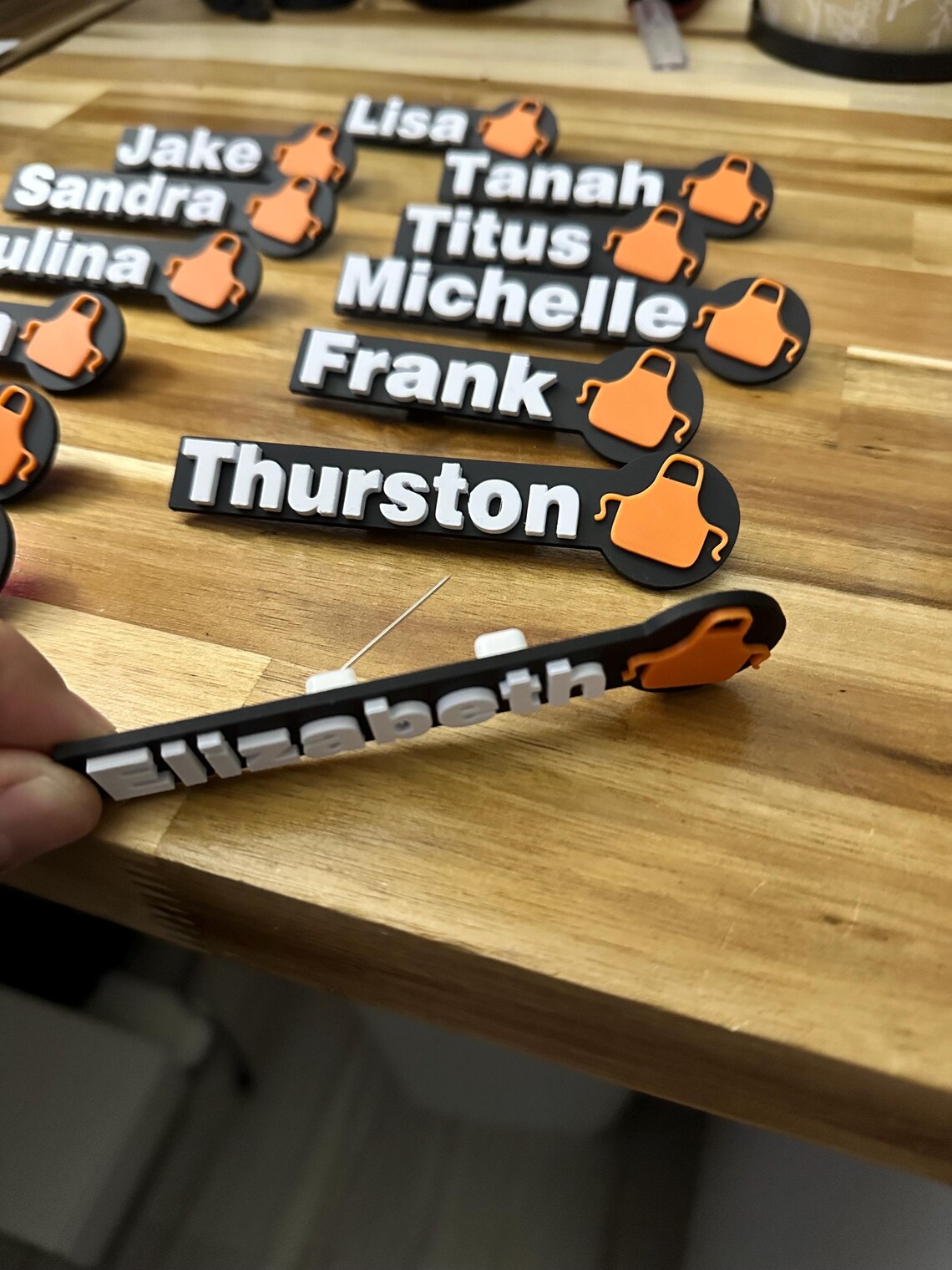 Pinback Name Tag for Hardware Store - Etsy